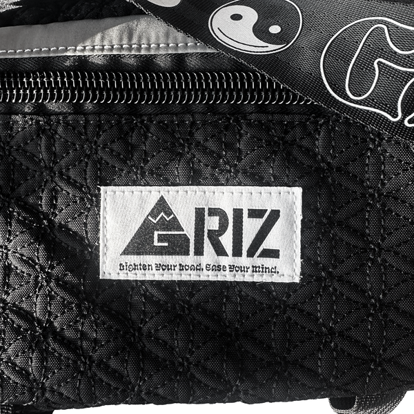 GRiZ Embroidered Cross Body Day Bag in Black – GRiZ Official Merchandise