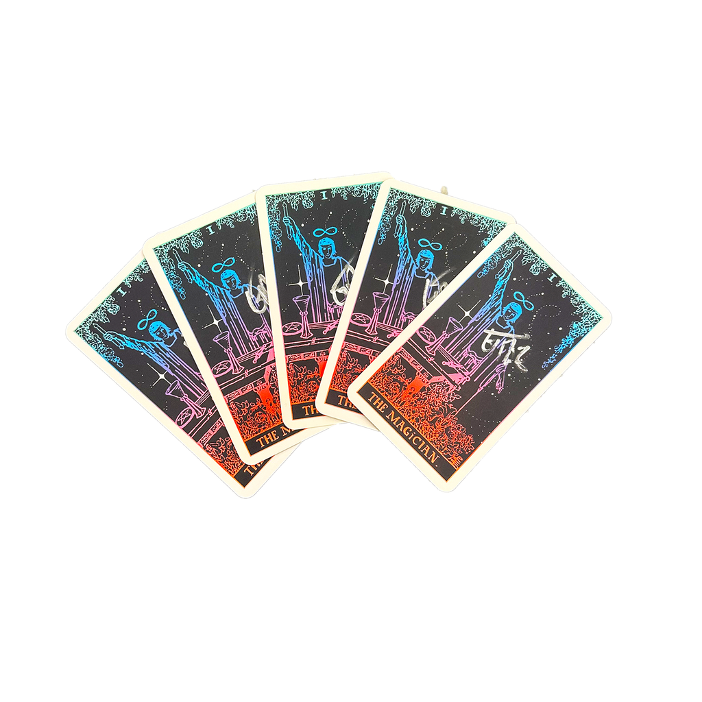 Autographed GRiZ GEMINI Original Printer Proof Tarot Card 5-Pack - AUC – GRiZ Official Merchandise