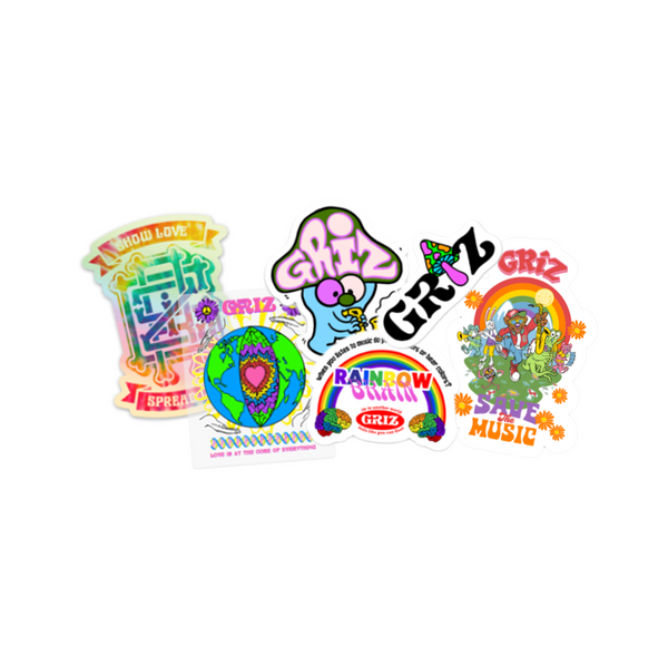 GRiZ Throwback Sticker Pack! #1 – GRiZ Official Merchandise