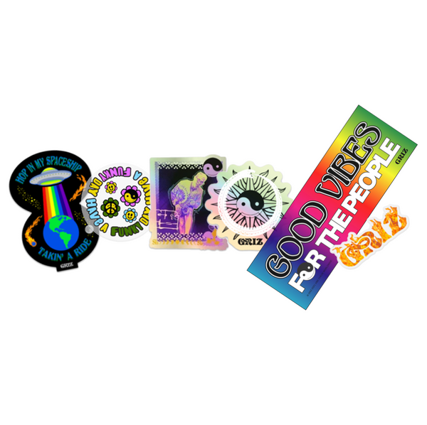 GRiZ Throwback Sticker Pack! #2 – GRiZ Official Merchandise