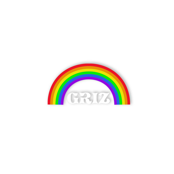GRiZ Essentials Rainbow Clear Vinyl Sticker – GRiZ Official Merchandise